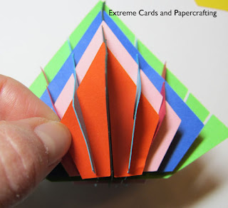 Sliceform Christmas Tree with Angled Slices