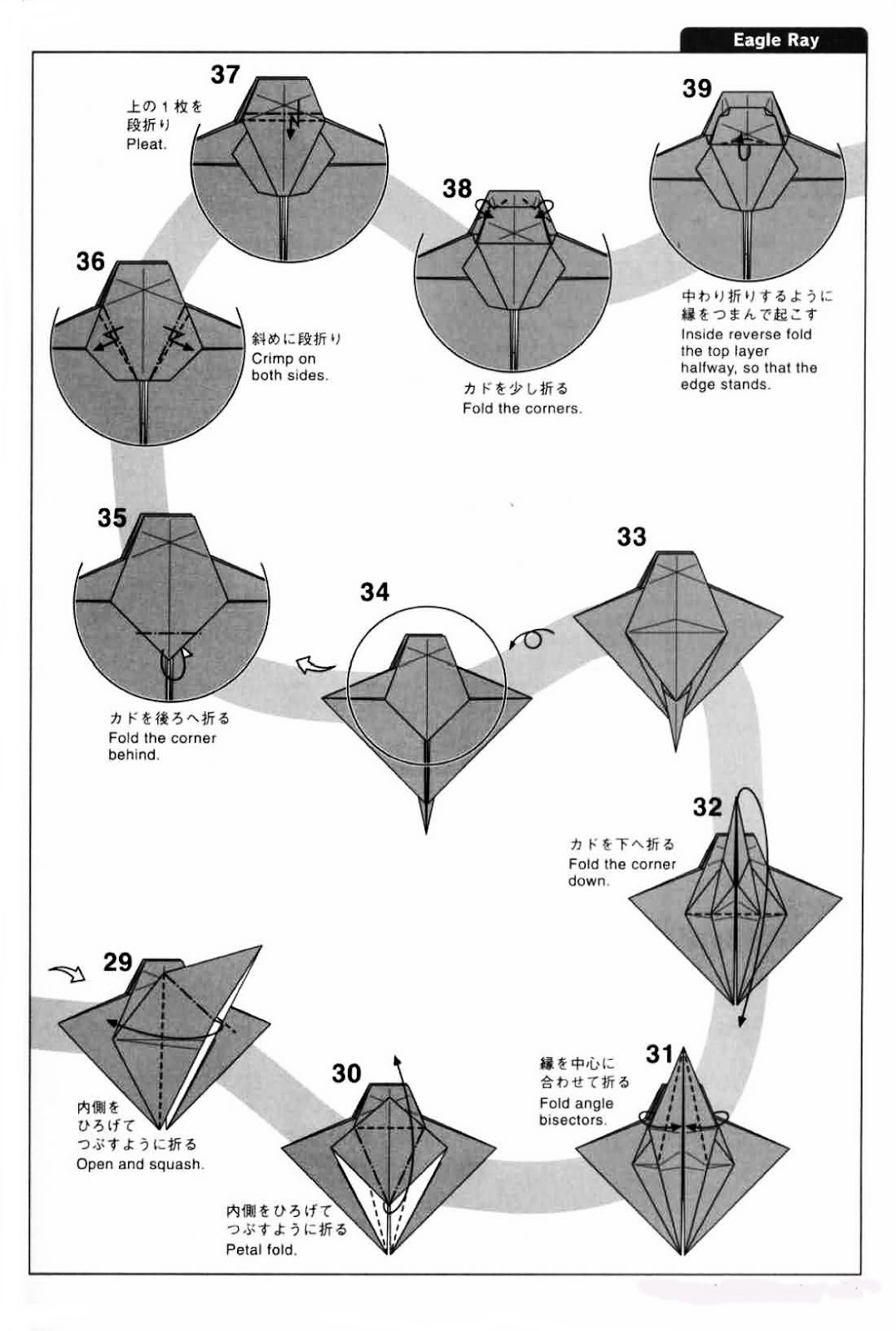 Eagle Ray-Satoshi Kamiya - Ruby Book Origami