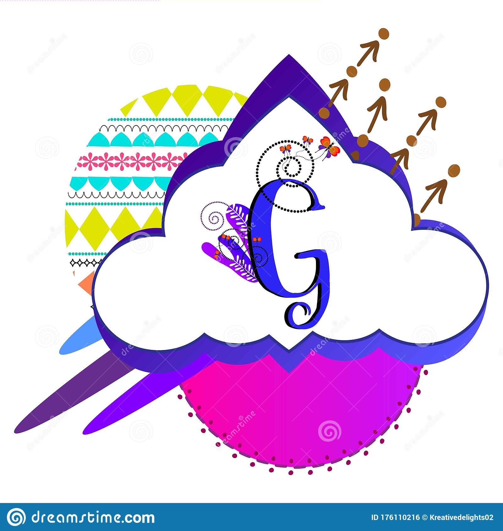 Fancy Letter G Designs - Birthday Letter