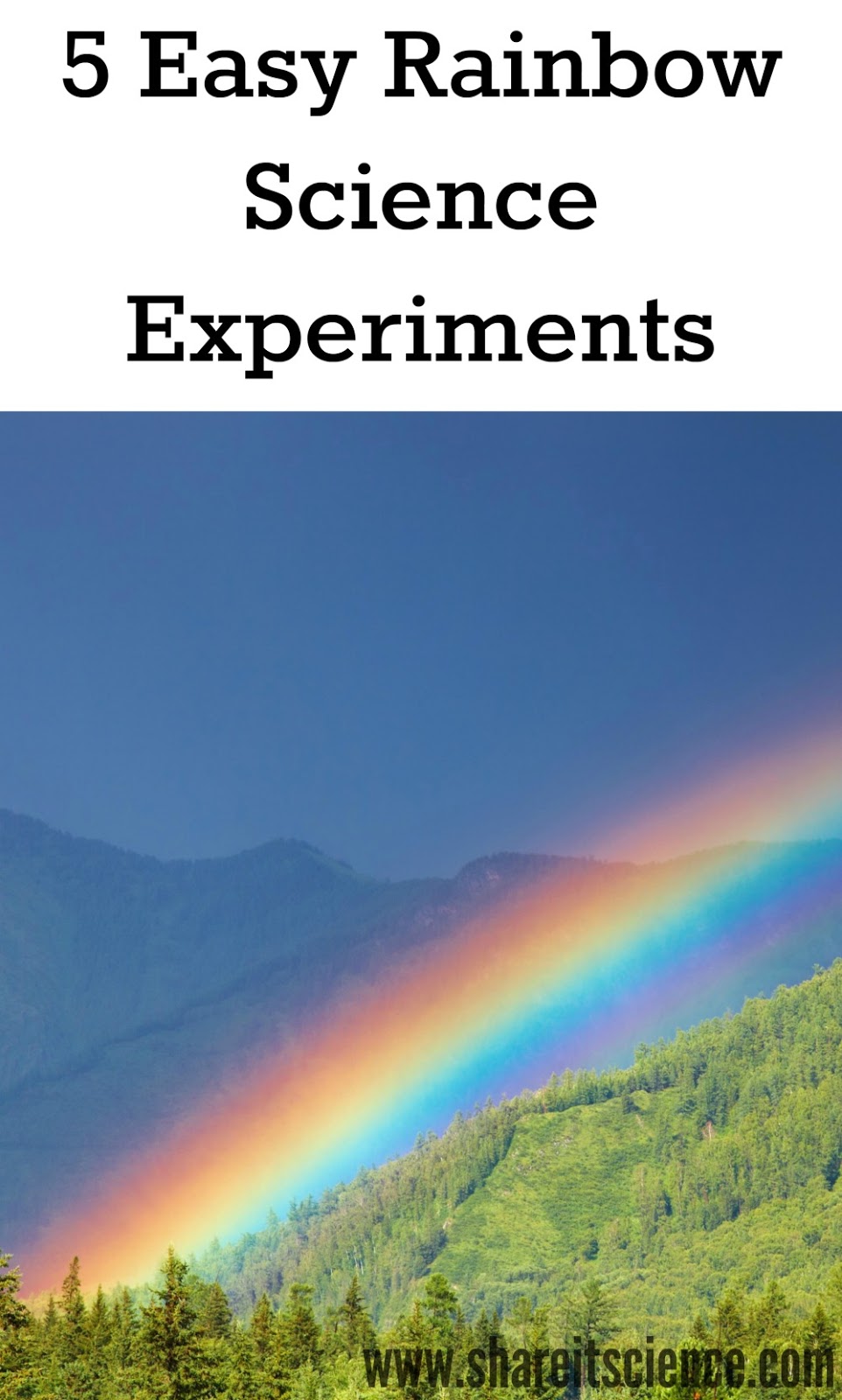 Share it! Science : Saturday Science Experiment: 5 Ways to Make a Real ...