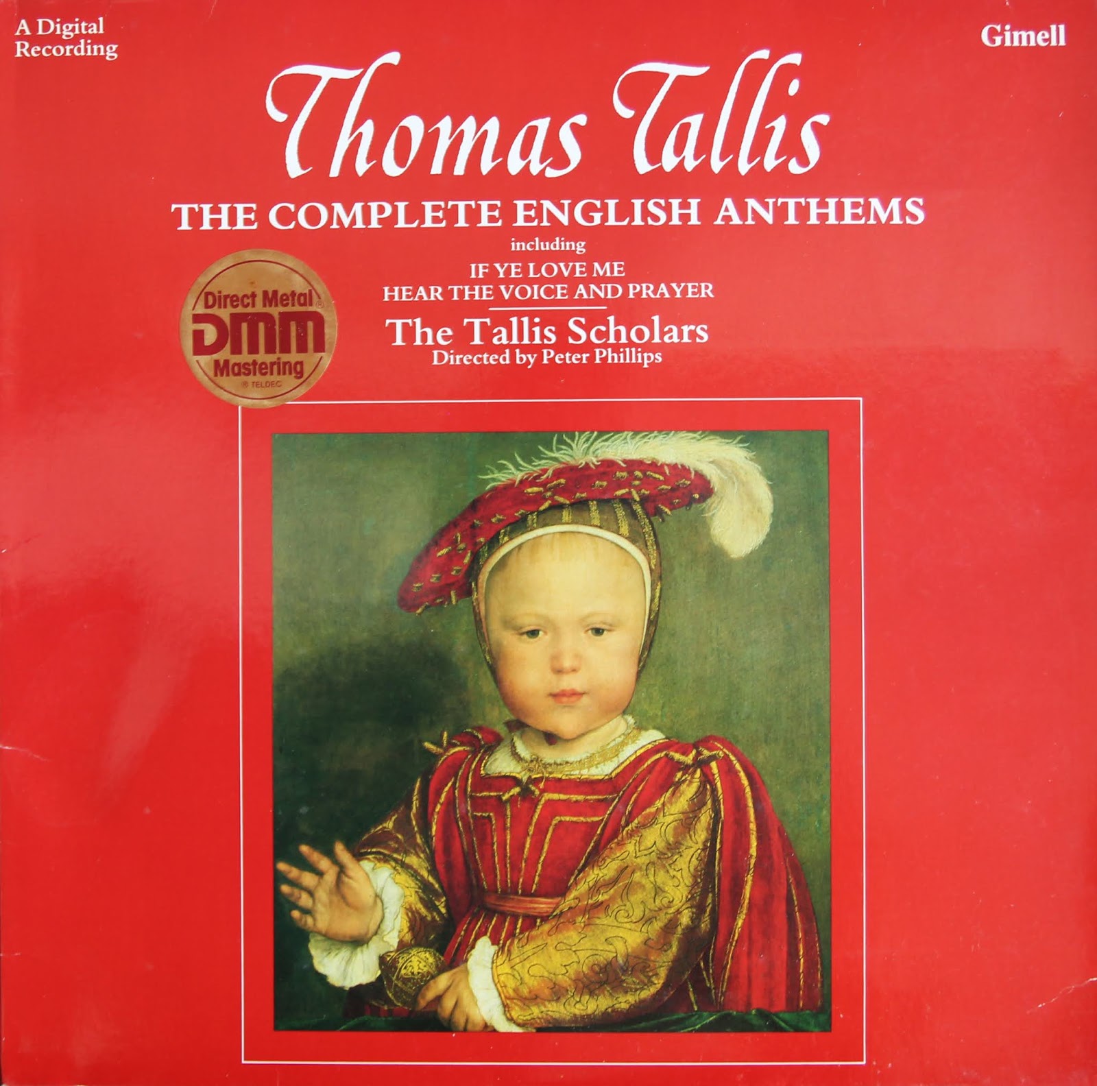 Vinyl record Thomas Tallis - The complete English anthems