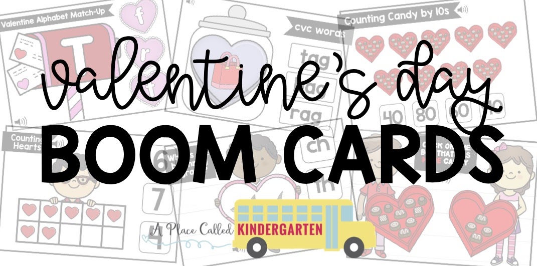 A Place Called Kindergarten: Valentine's Day Digital Kindergarten Boom ...