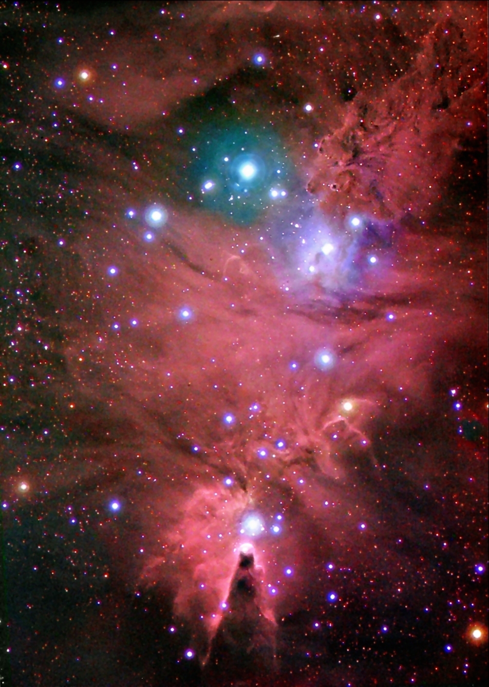 Halling Skies: NGC 2264 - The Christmas Tree Cluster & Cone Nebula...