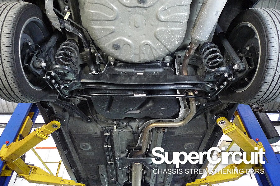 SUPERCIRCUIT CHASSIS STRENGTHENING BARS: Toyota Yaris (XP150) Rear Anti ...