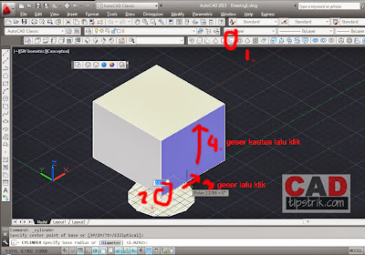 Cara Membuat Objek 3D Silinder Pada AutoCAD dengan Cepat | Tips Triks ...