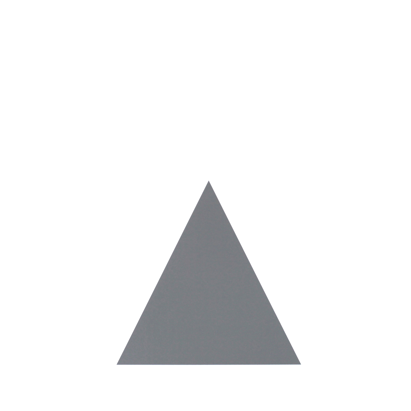 Peter Foolen: Alan Charlton – 7 Grey Triangles