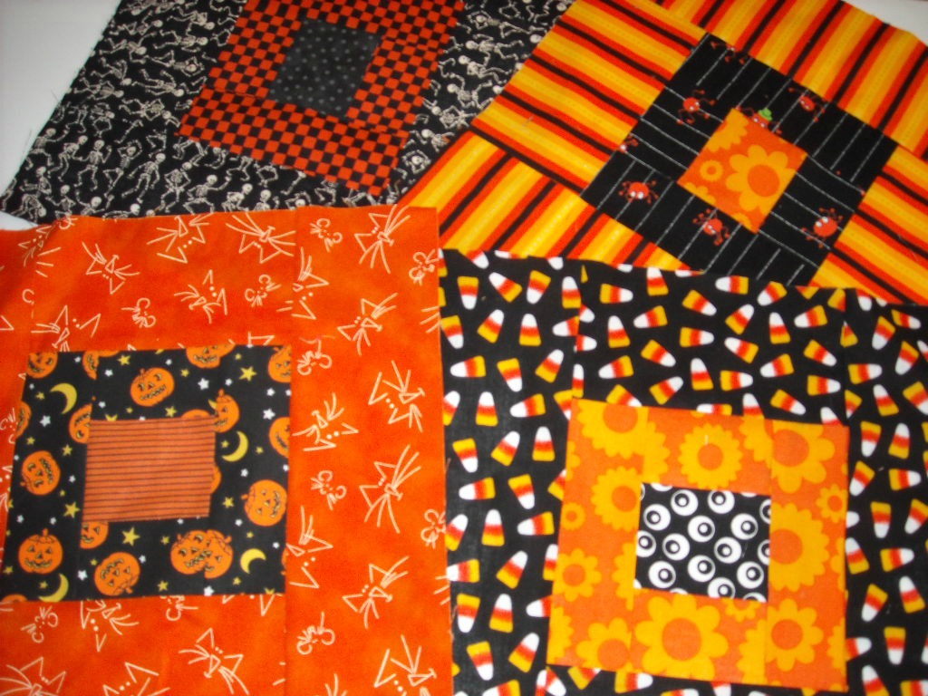 Blossom and Bev: Boo Quilt Blocks--Yet Another UFO