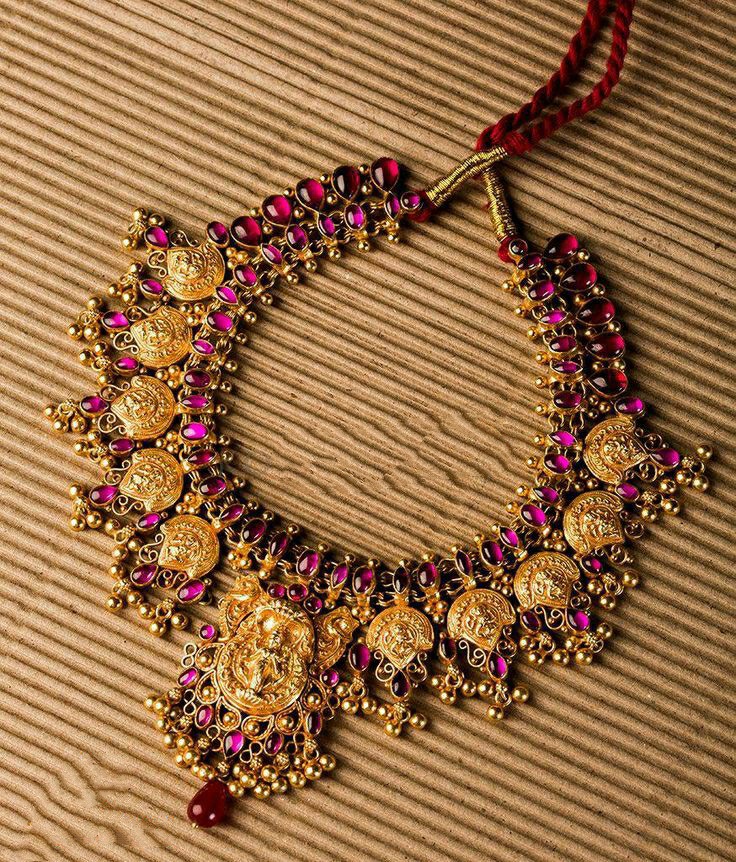 Golden designer necklace