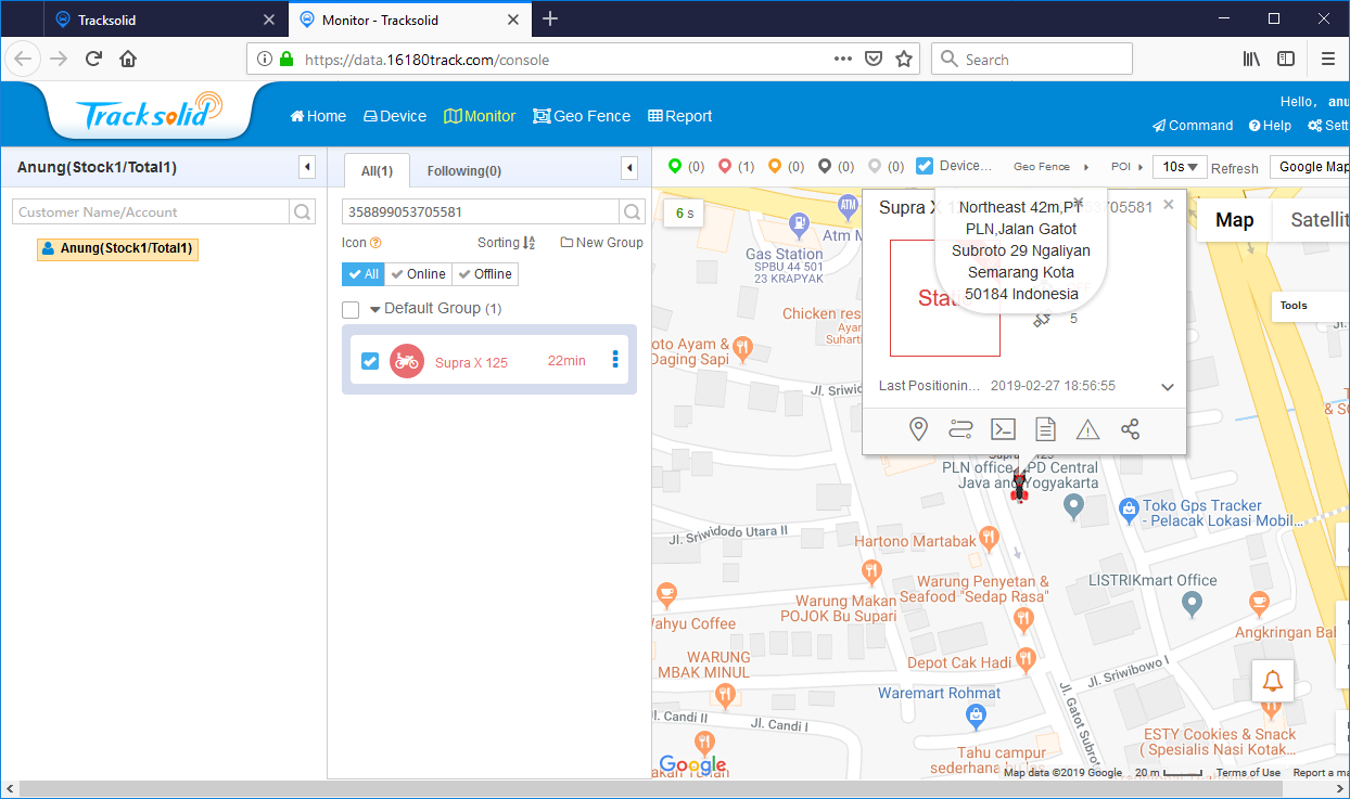 GPS Tracker Tutorial Using the Tracksolid Web Server