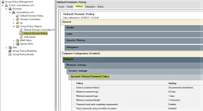 Configure Password Policies Windows Server 2019