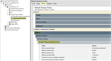 Configure Password Policies Windows Server 2019