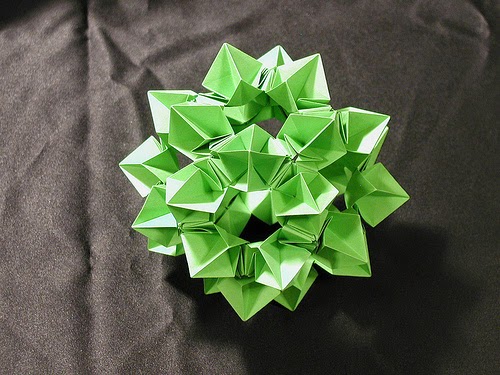 origami dodecahedron ~ origami instructions art and craft ideas