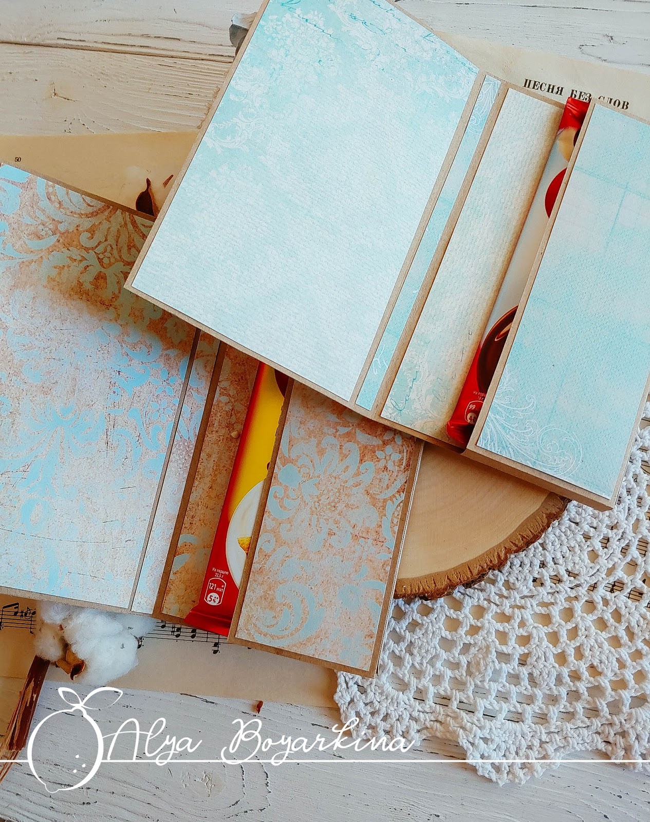 Słodkie czekoladowniki i kawowe notesy / Sweet chocolate boxes and ...