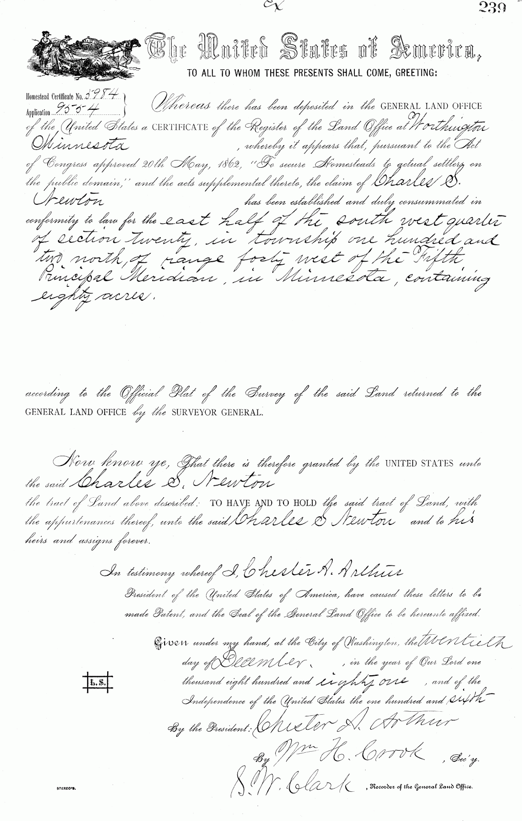 Letters to My Grandparents: 150th Anniversary of the Homestead Act