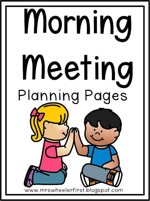 Mrs. Wheeler's First Grade Tidbits: Morning Meeting