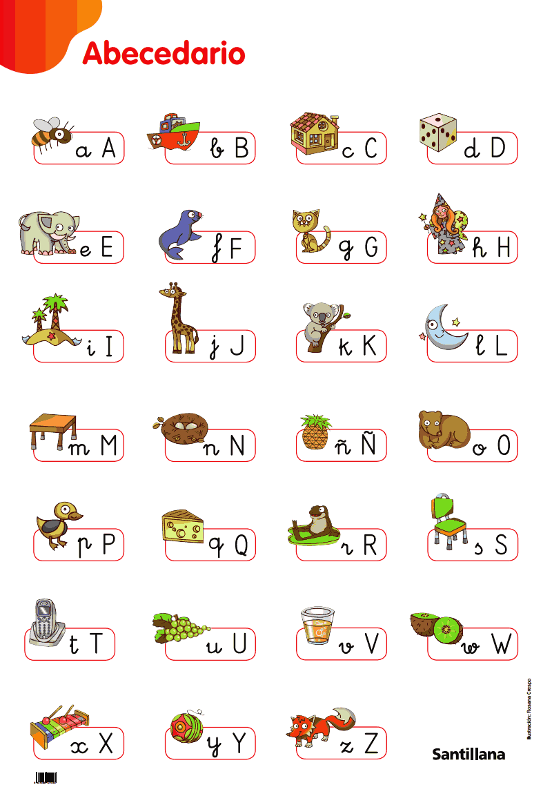 2º de primaria en Alanís: FICHA DEL ABECEDARIO