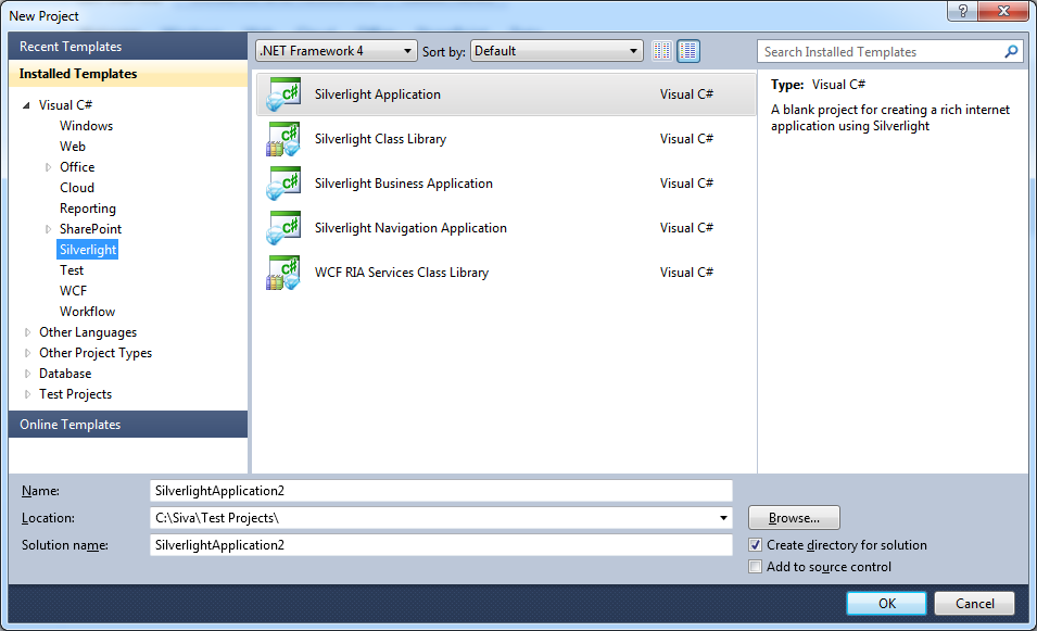 My Experience With Creating Basic Silverlight Application For Beginners With Html Exposure
