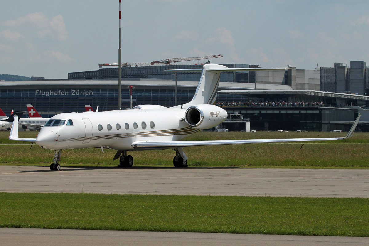Planes and Trains - Planes 2012: VP-BNE / Gulfstream G550 / Jet ...