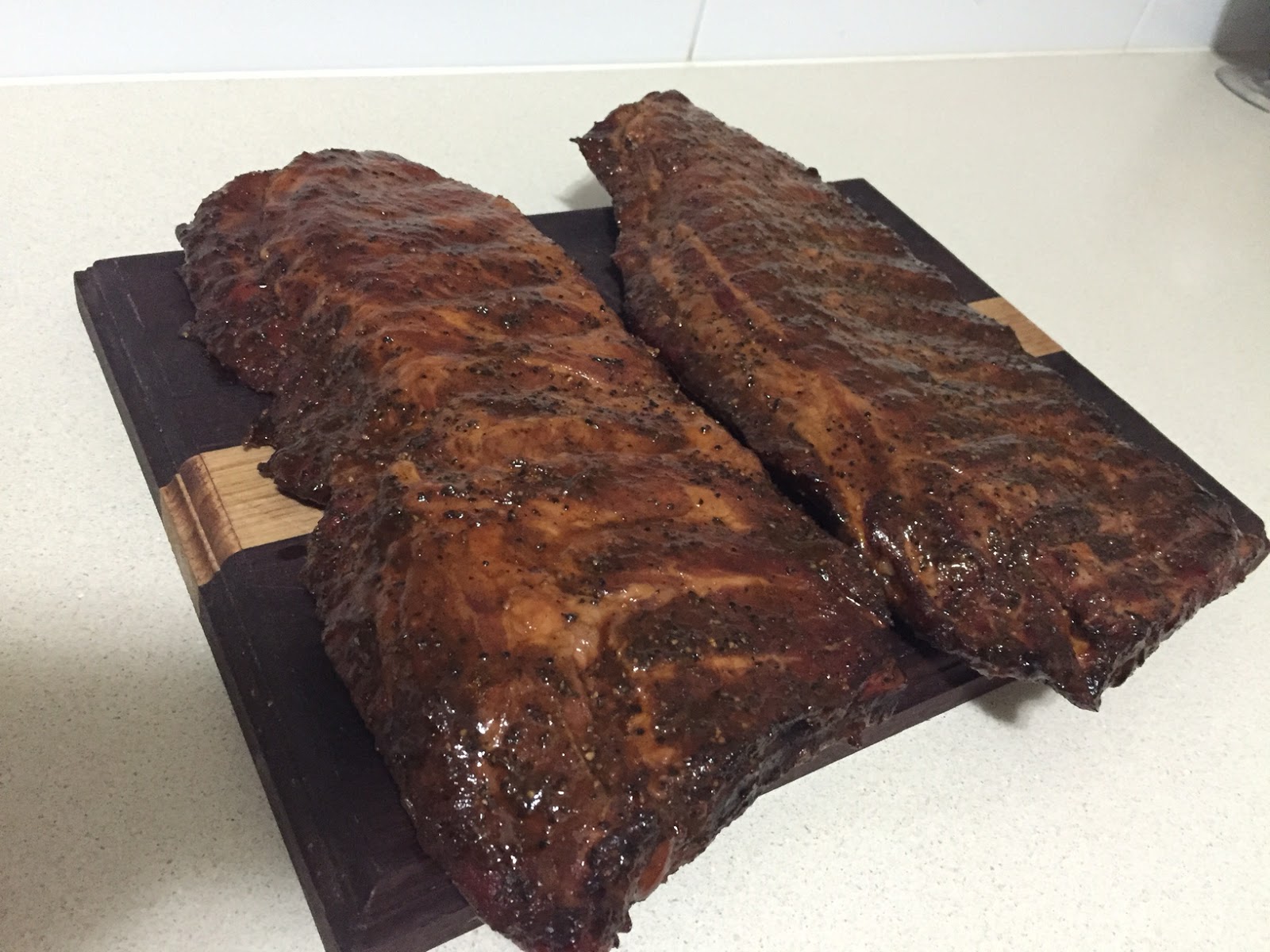 Franklin BBQ pork ribs
