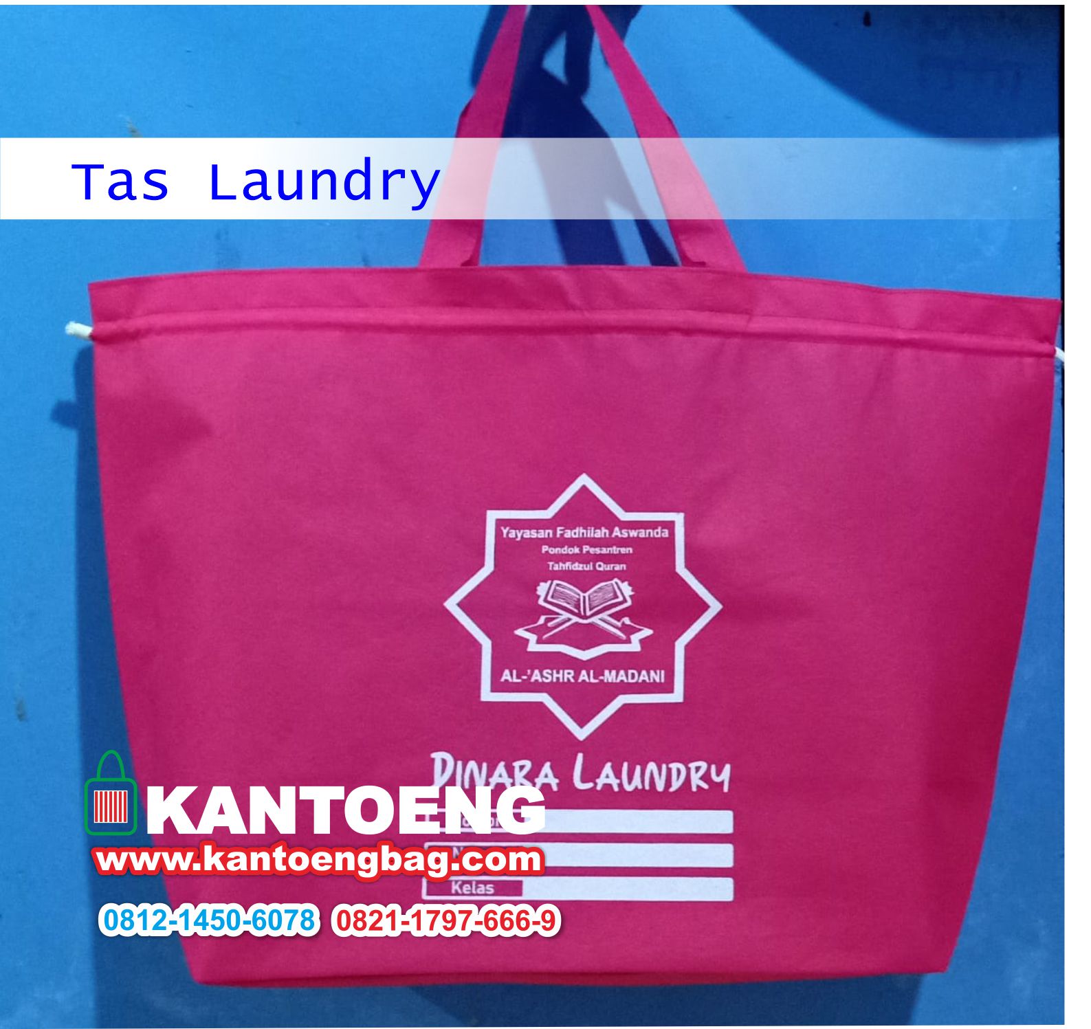 Kantoeng Spunbond Press: tas laundry yang murah dan praktis