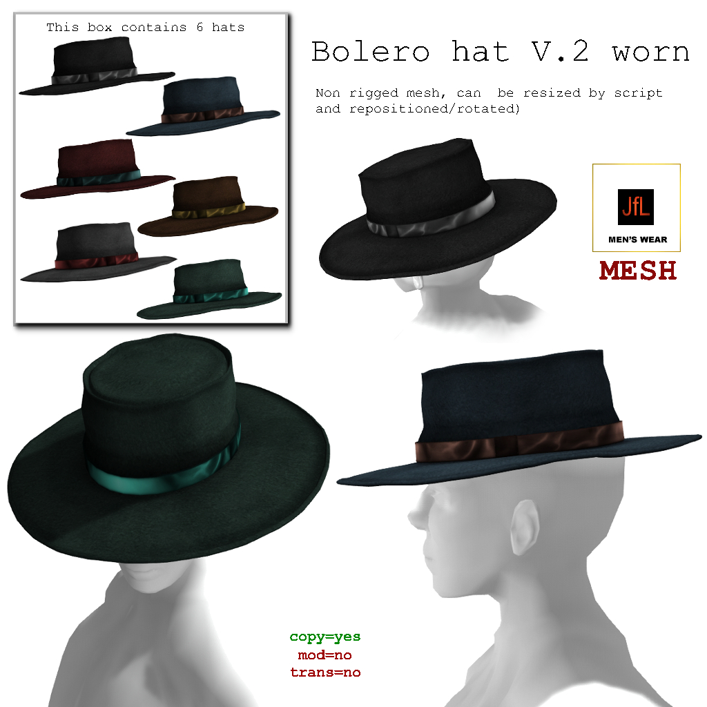 The JfL's store blog.: Bolero hat V.2