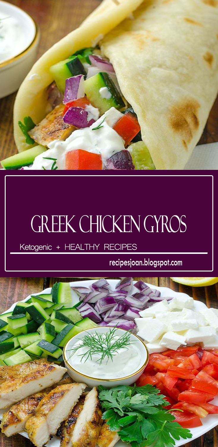 Greek Chicken Gyros - Recipes Joan
