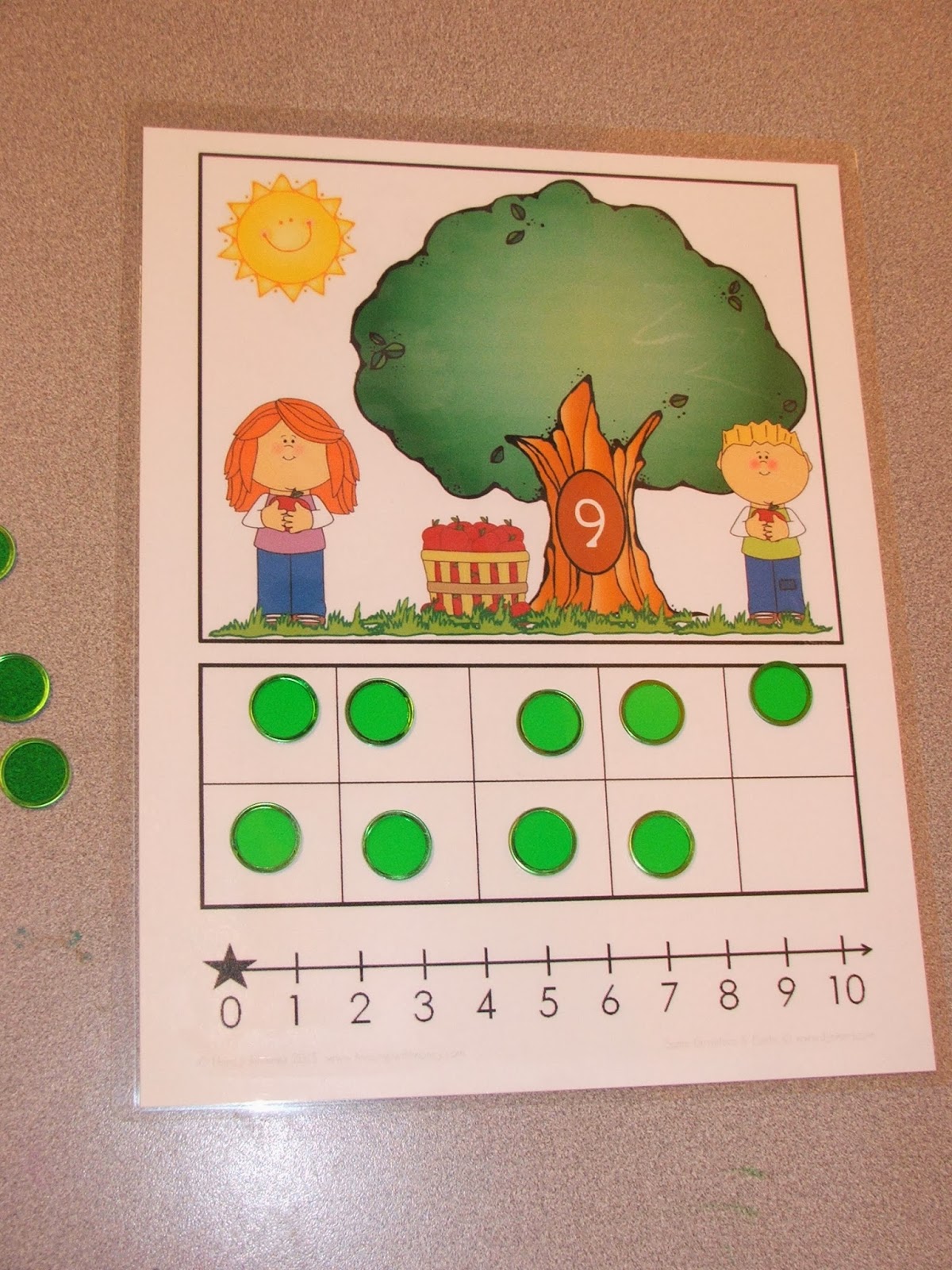 Highland Heritage Homeschool: Kindergarten Apple Mania Part 3