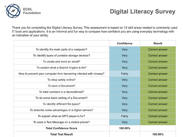 ECDL Digital Literacy Survey