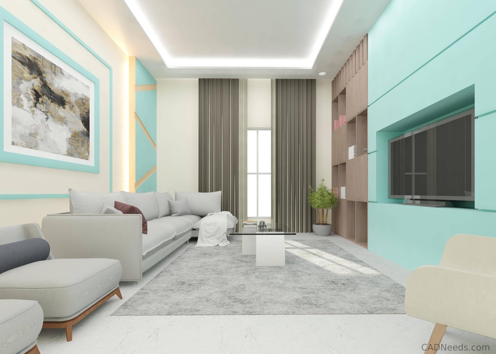 Revit 2020 Interior Renderings - TEST.CADNEEDS