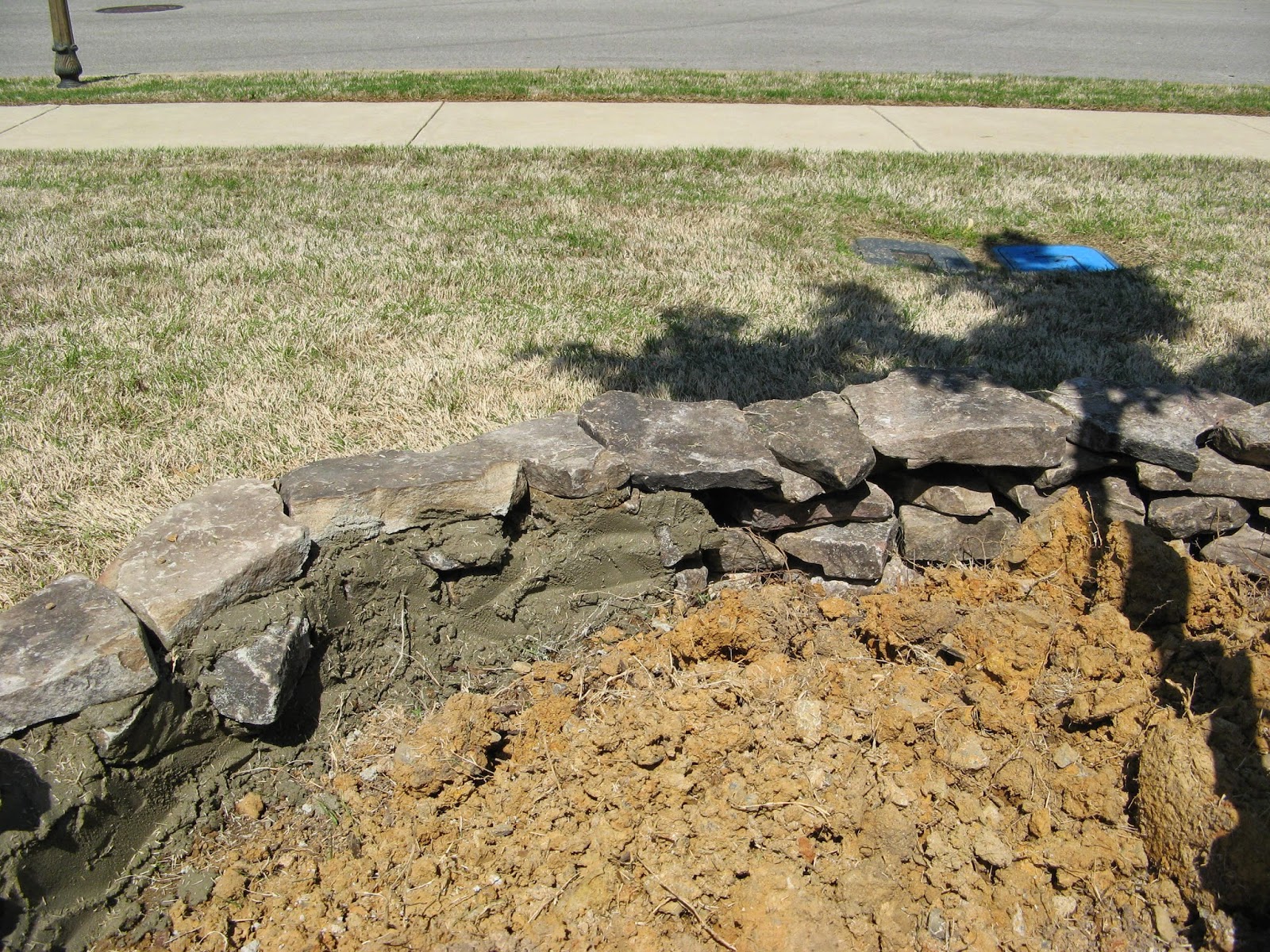 Susan Snyder: DIY STONE LANDSCAPE BORDER 2