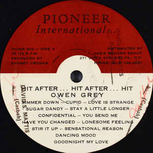 Compartilhando Reggae: Owen Gray - Hit After Hit After Hit Vol 1