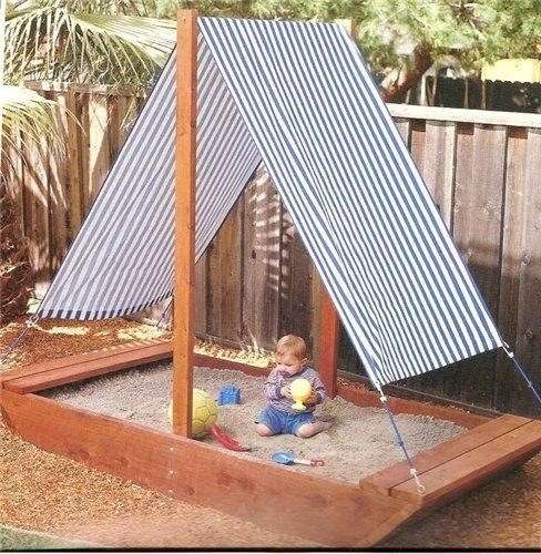 Ideas & Products: Shaded Sandpit