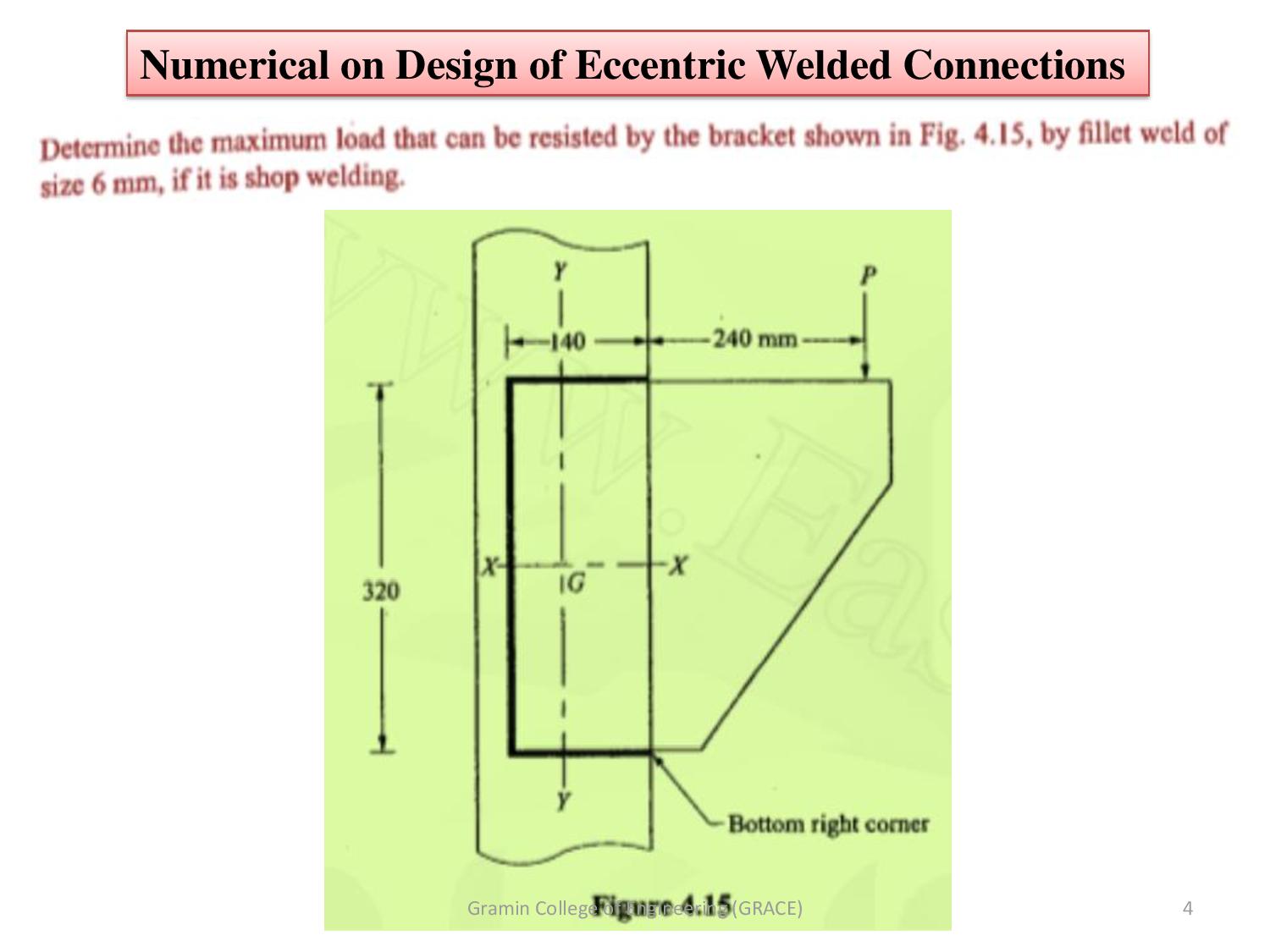 Civil & Structural Engineering: Eccentric Connections (Welded)