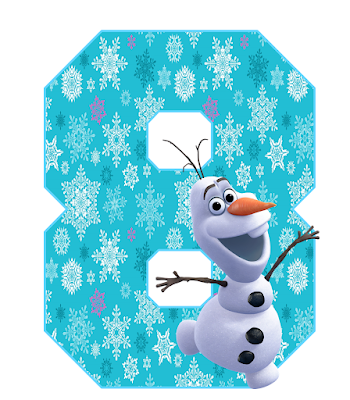 Kits imprimibles gratis : Números de Frozen