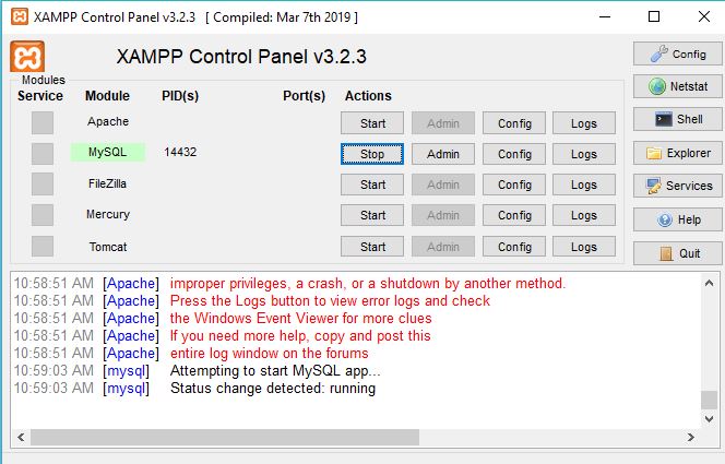 Cara mengatasi port Apache yang Error pada XAMPP - ALL TUTORIAL Cara mengatasi port Apache yang Error pada XAMPP - ALL TUTORIAL