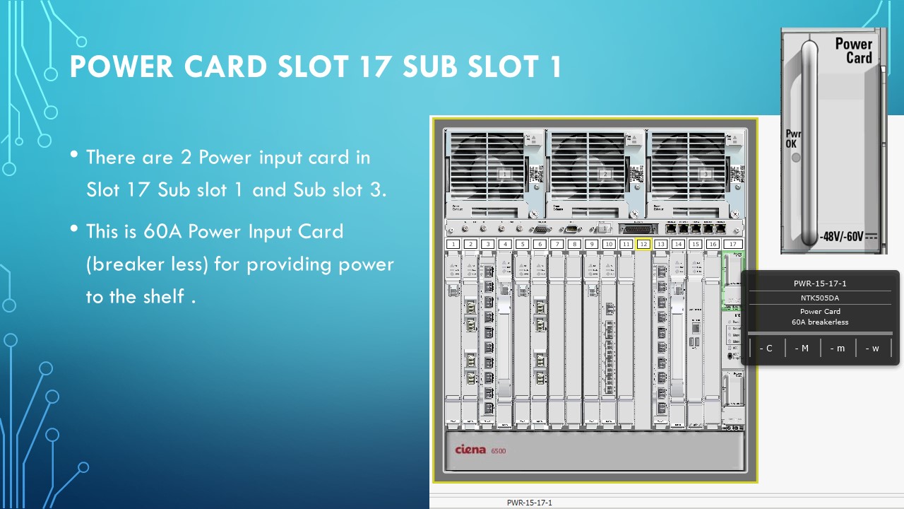 DWDM/OTN: Shelf View of Ciena [6500 ] 14 Slot