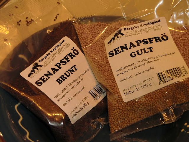 Kjerstis mat och prat: Sötstark hemlagad senap - med bruna och gula ...