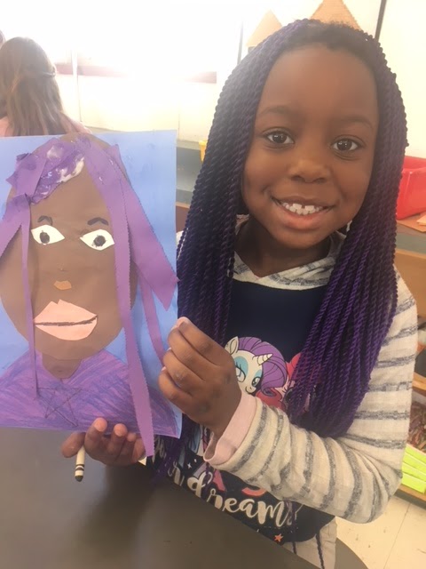 Center School Art: Collage Self-Portraits