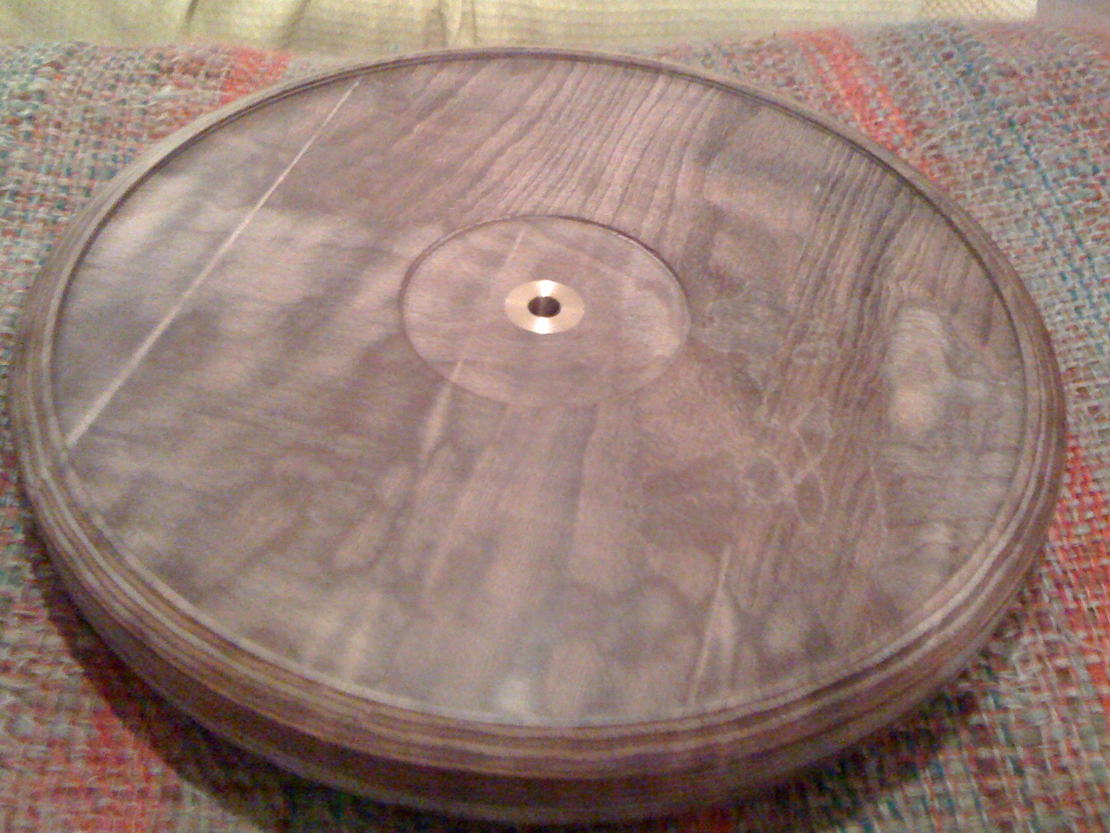 TWOGOODEARS - トゥーグッドイアーズ: Garrard 301 - Panzerholz's 320 mm platter