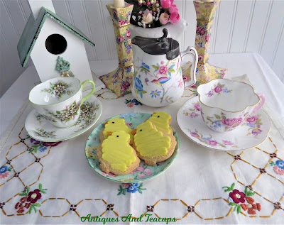 Antiques And Teacups: Hooray! Spring is Here! First Spring Teatime