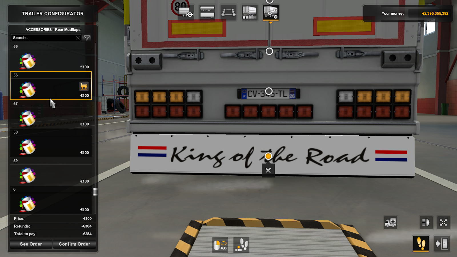 ULTRA MEGA PACK mudflaps for ownable trailer - Euro Truck Simulator 2 Mod World