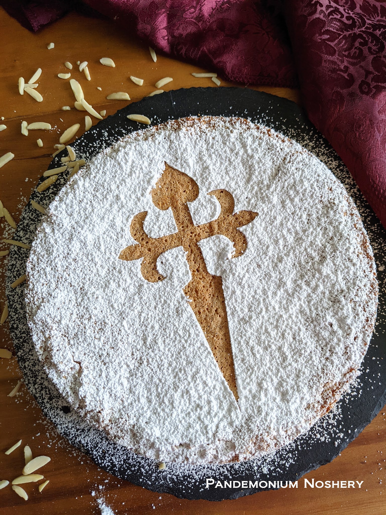 Tarta de Santiago - Spanish Almond Cake