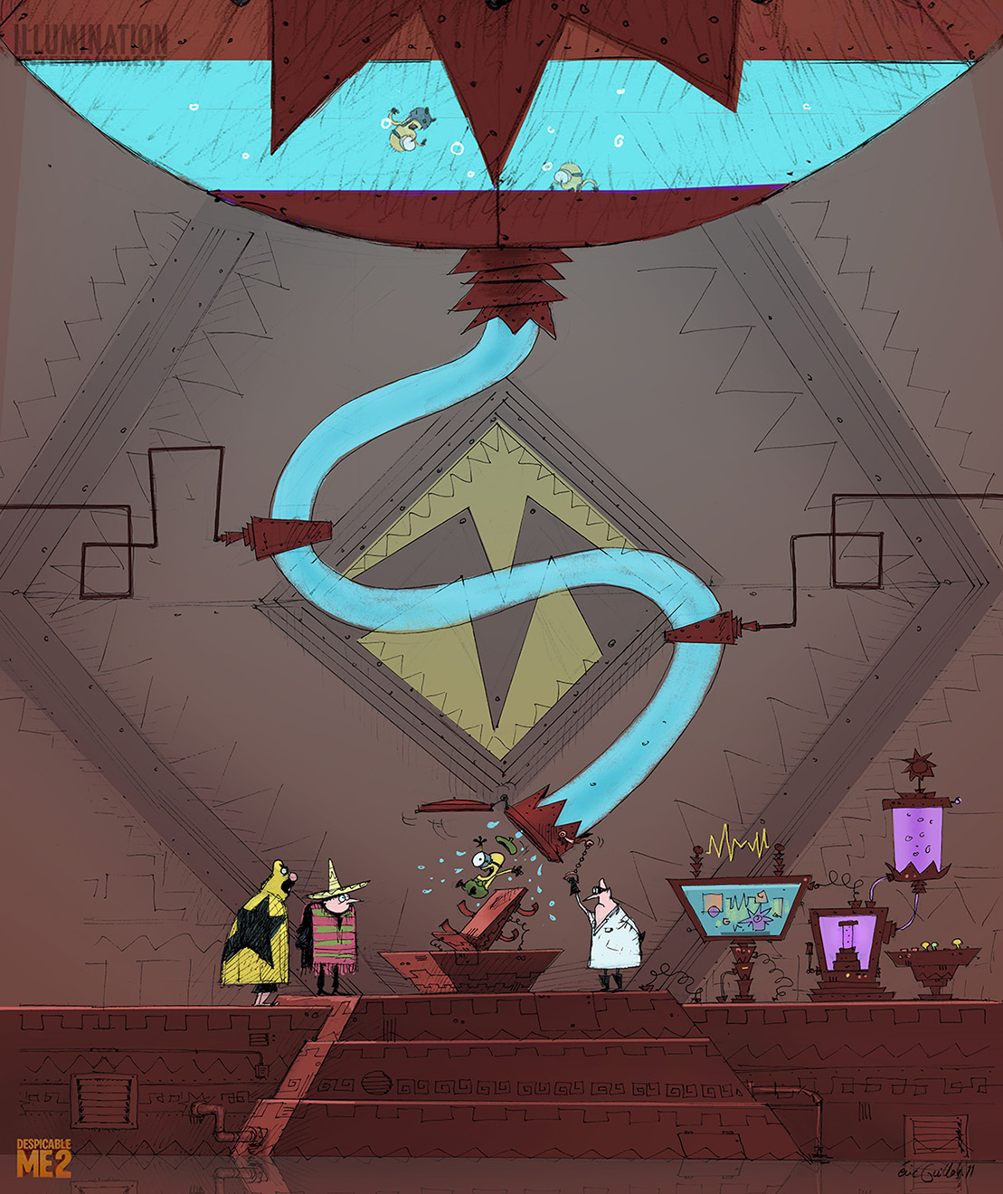 eric guillon: El macho's lab. Concept