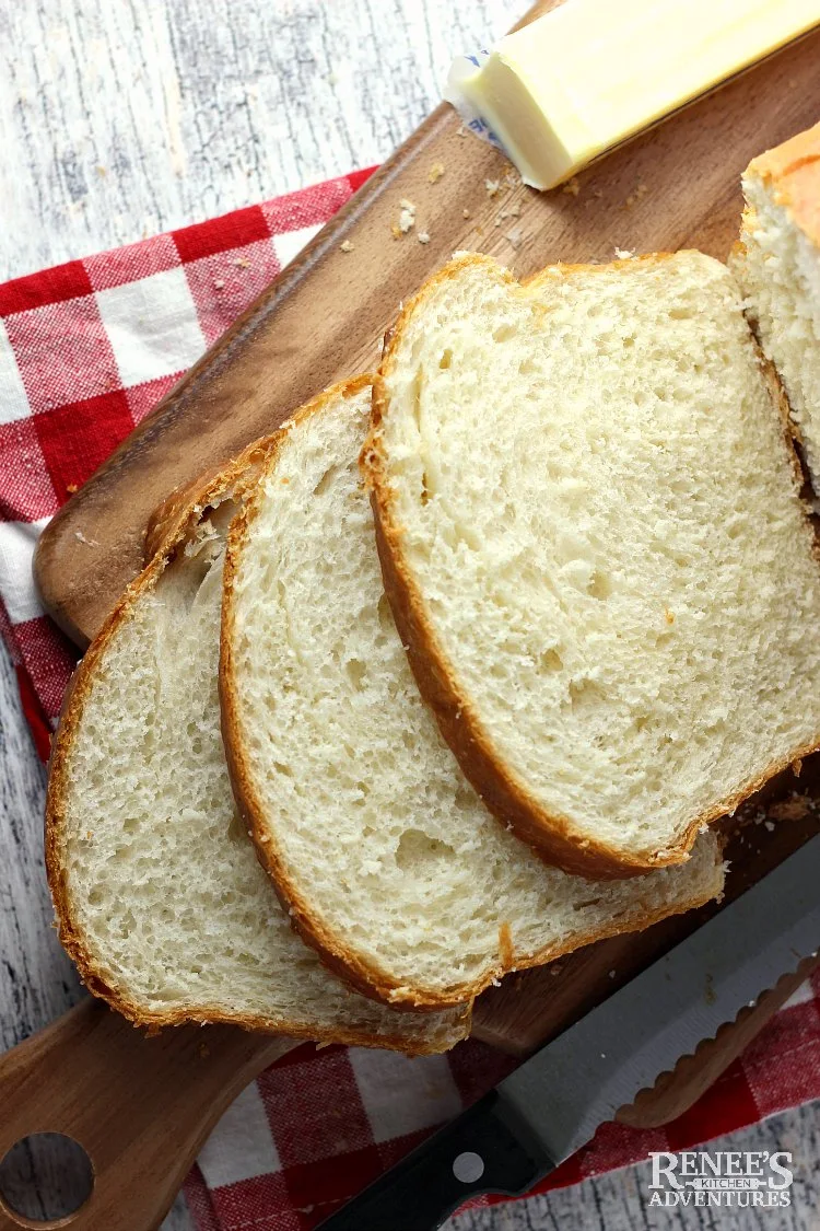 Soft White Bread Recipe | Renee's Kitchen Adventures