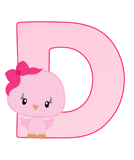 Kits imprimibles gratis : Abecedario y números color rosa con Animalitos