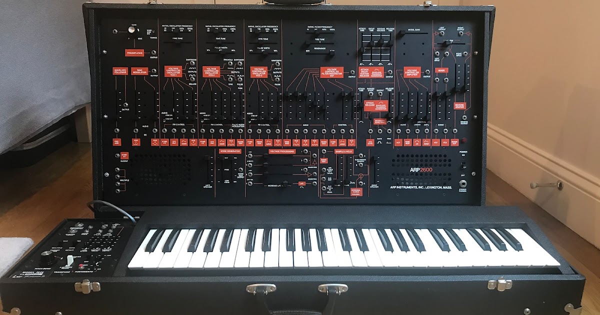 MATRIXSYNTH: ARP 2601 with 3620 Keyboard w/ Matching Serial Numbers SN 0807