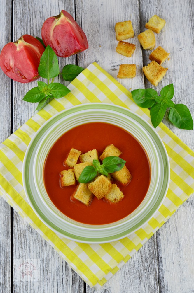 Supa crema de rosii coapte - CAIETUL CU RETETE