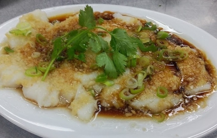 Fish fillet w/ garlic soy sauce - Gloria Maris-Wilson