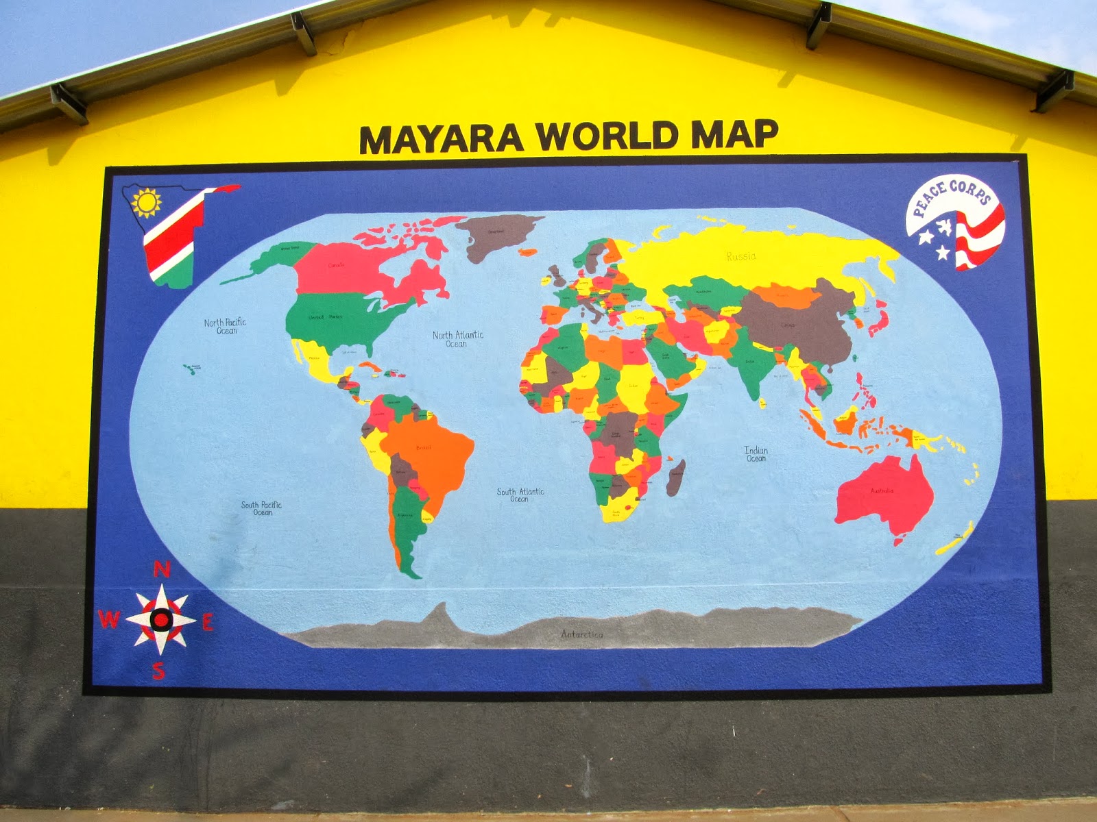 Peace Corps Namibia - The Habenicht Chronicles: World Map Project