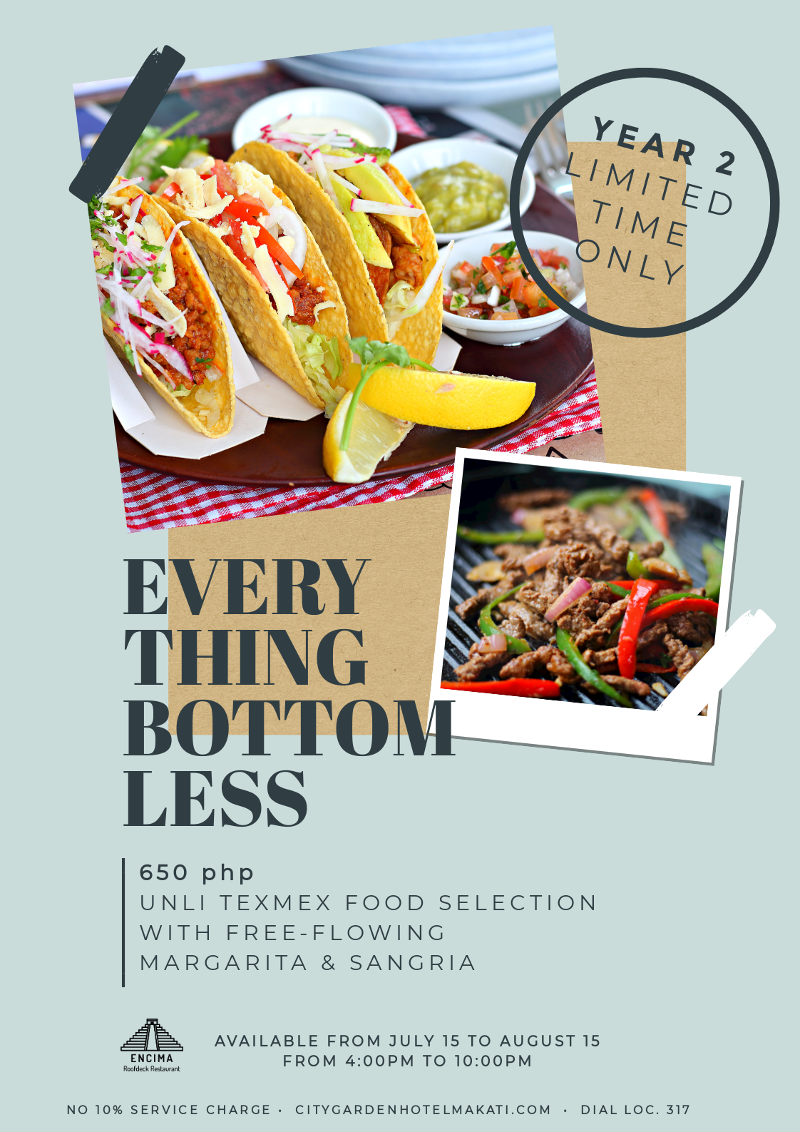 Encima Roofdeck Restaurant in Makati, Poblacion - A Not-So-Popular Kid ...